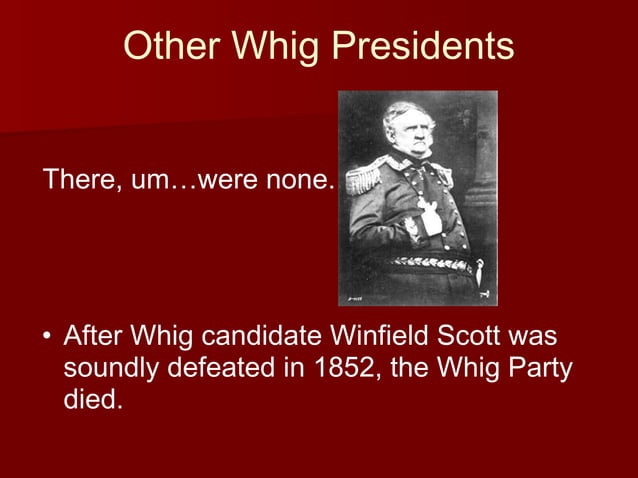 The whig party | PPT | Politics
