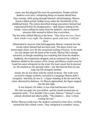 The Whispering Shadows (MUST WATCH HORROR REAL STORY) | PDF