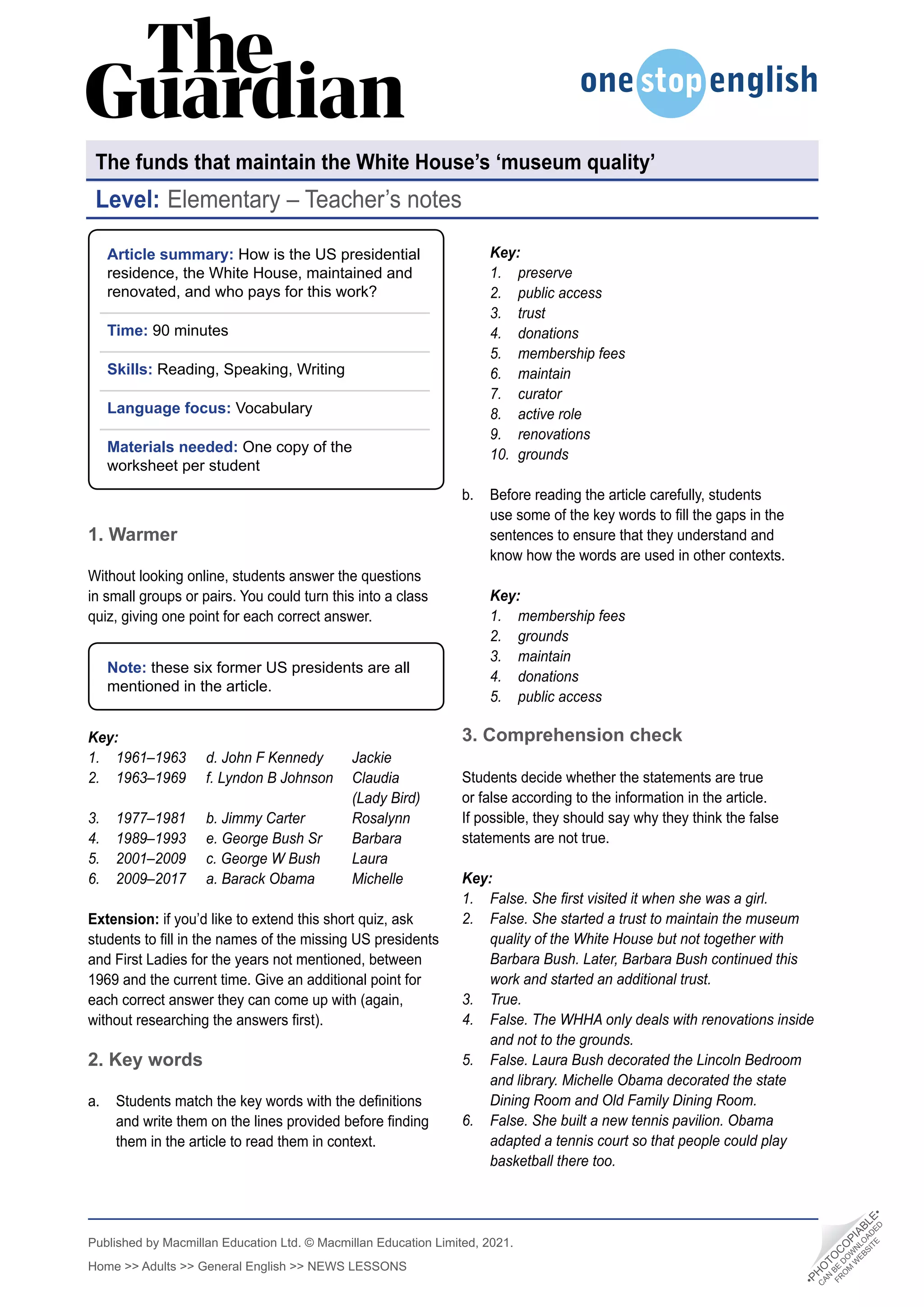 The White House - Elementary Article .pdf