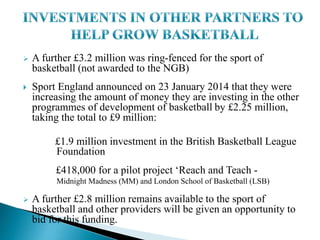 The whole sport plan (England basketball) | PPTX