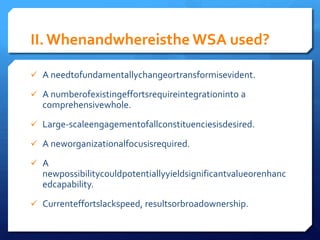 The whole systems approach (wsa) | PPTX