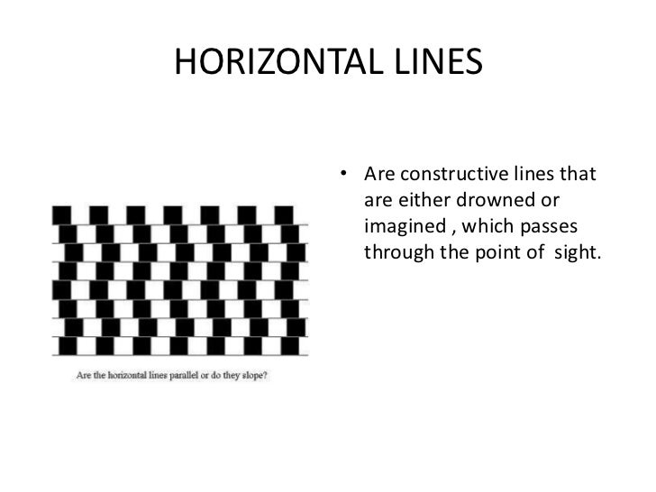 The whole thing of lines