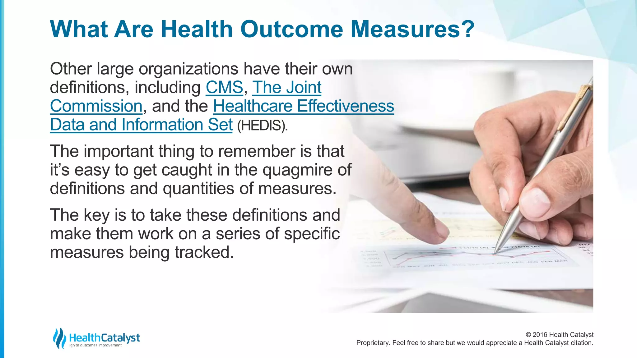 The Who, What, and How of Health Outcome Measures | PPTX