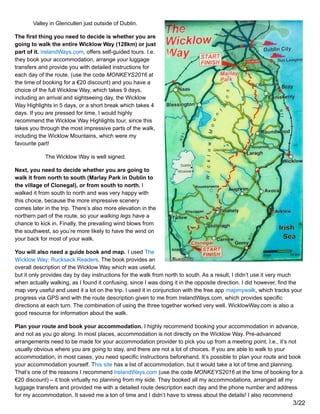 The Wicklow Way: How to Plan for this 7-Day Walk | PDF