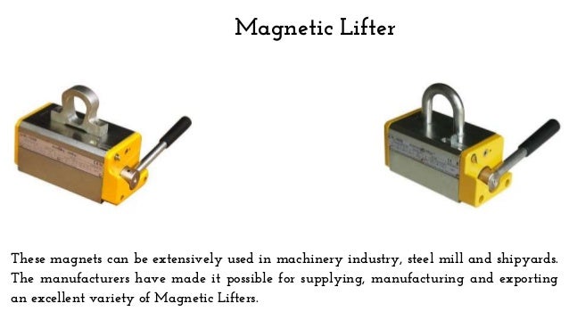 The wide variety of lifting magnets