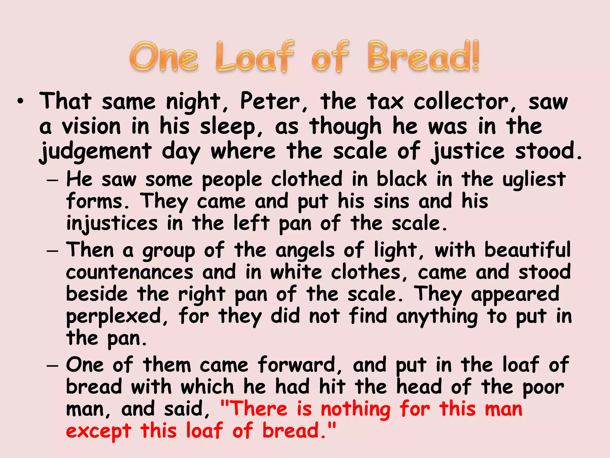 The Widow’S Two Coins | PPTX