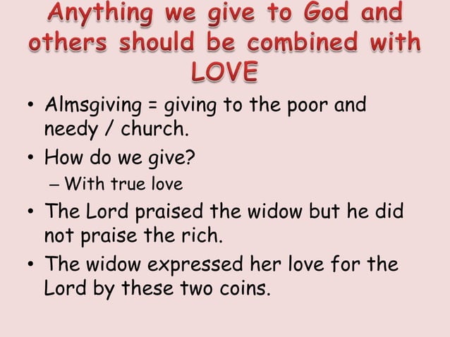 The Widow’S Two Coins | PPTX