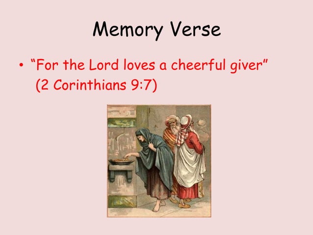 The Widow’S Two Coins | PPTX