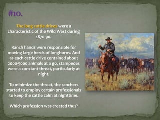 The Wild West Quiz | PPSX