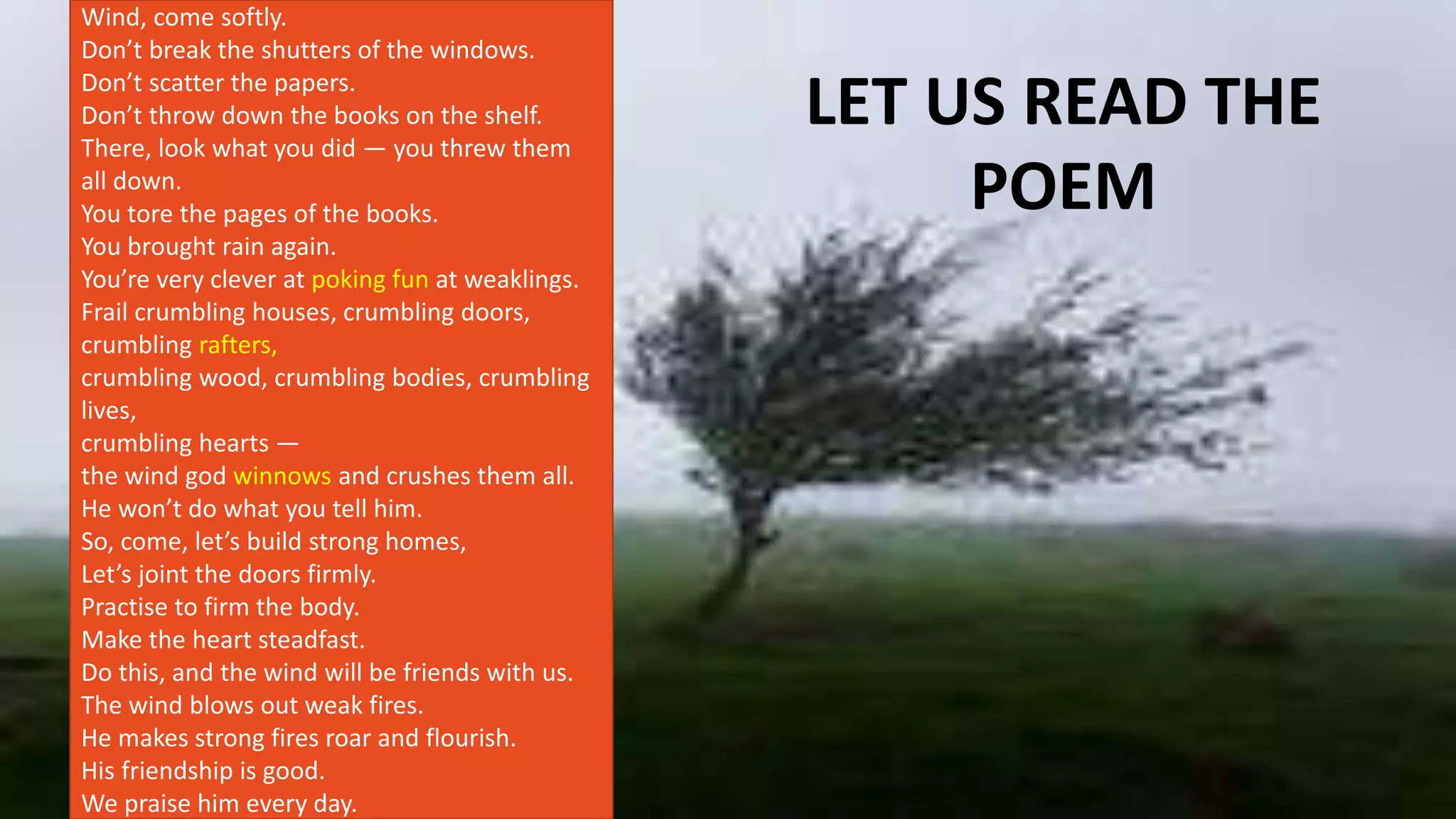 The wind ppt | PPTX