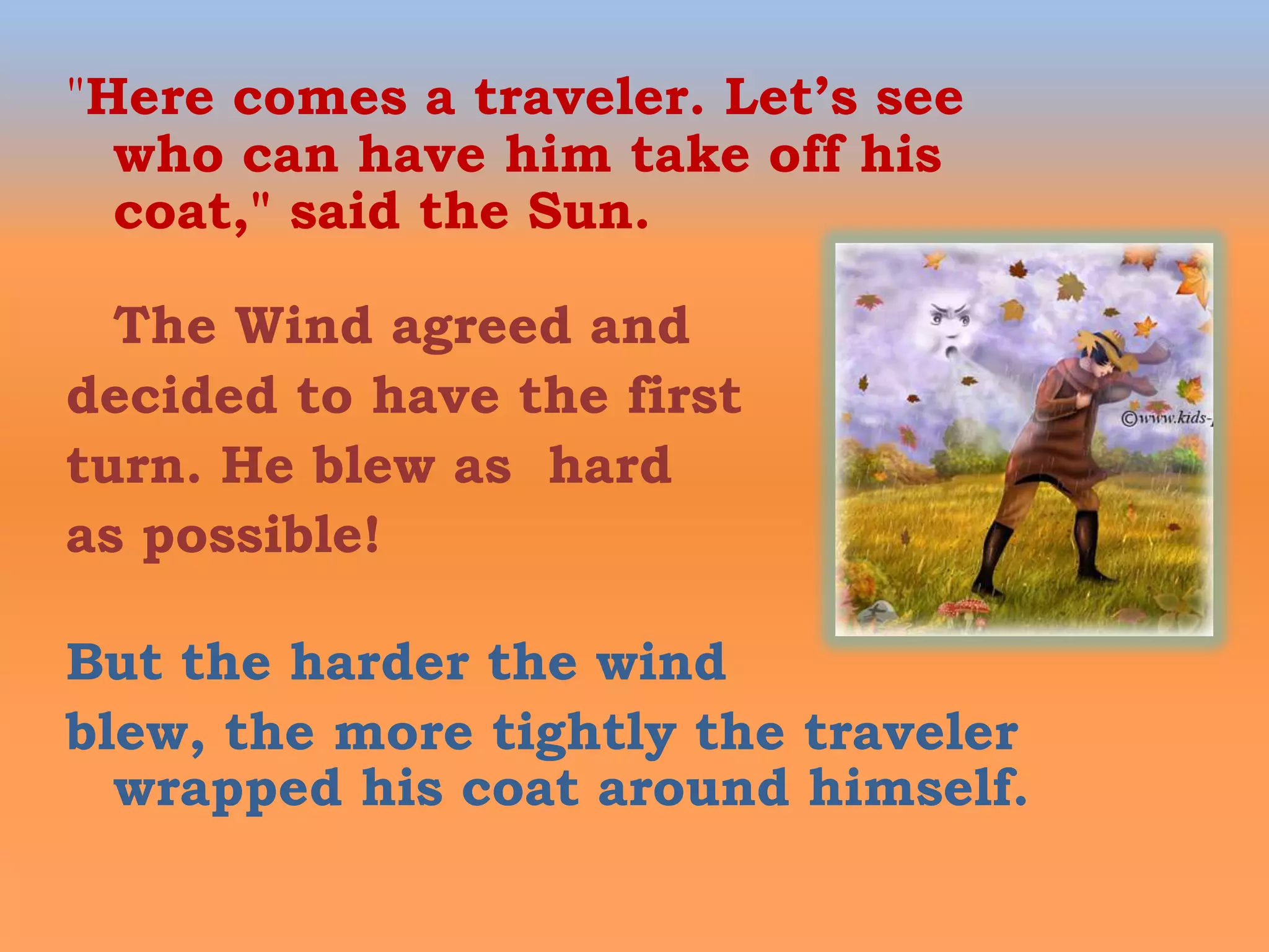 The wind and the sun | PPTX