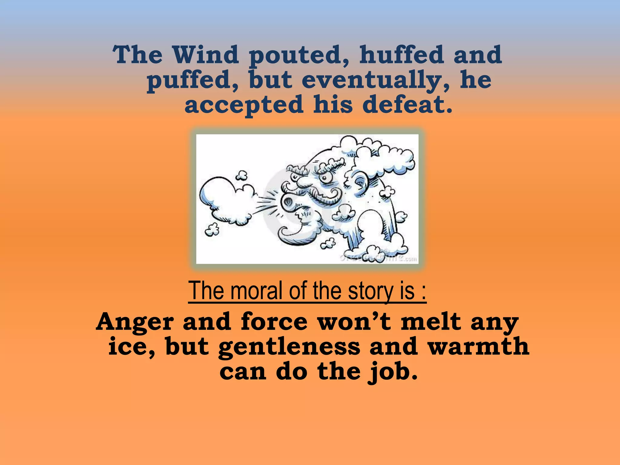 The wind and the sun | PPTX