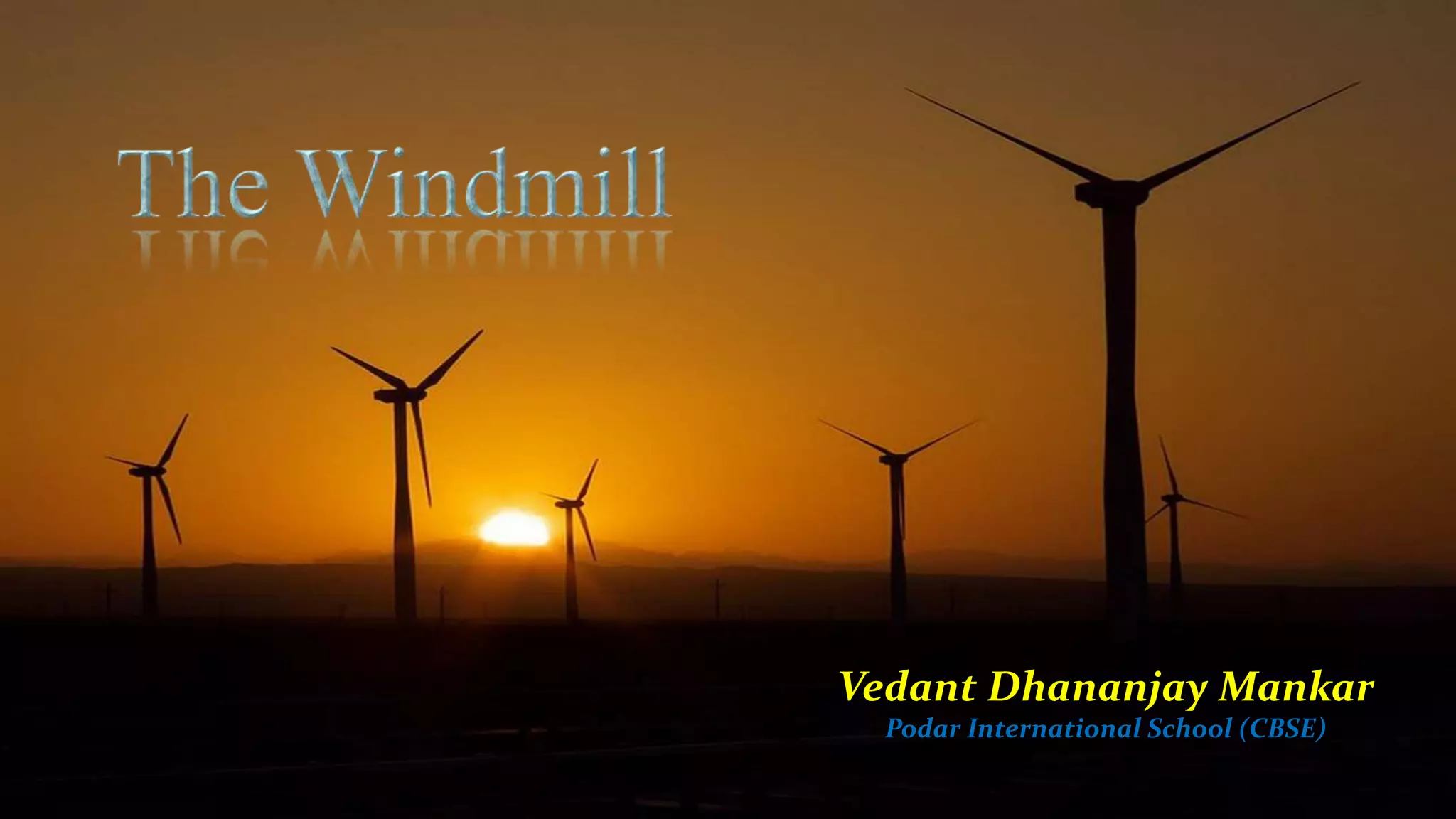 The Windmill poem | PPTX