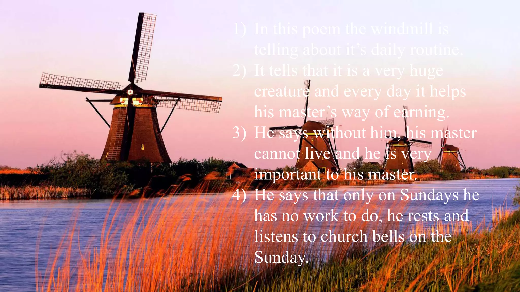 The Windmill poem | PPTX