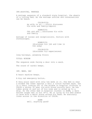 The Window Script | PDF | Drama | Genres