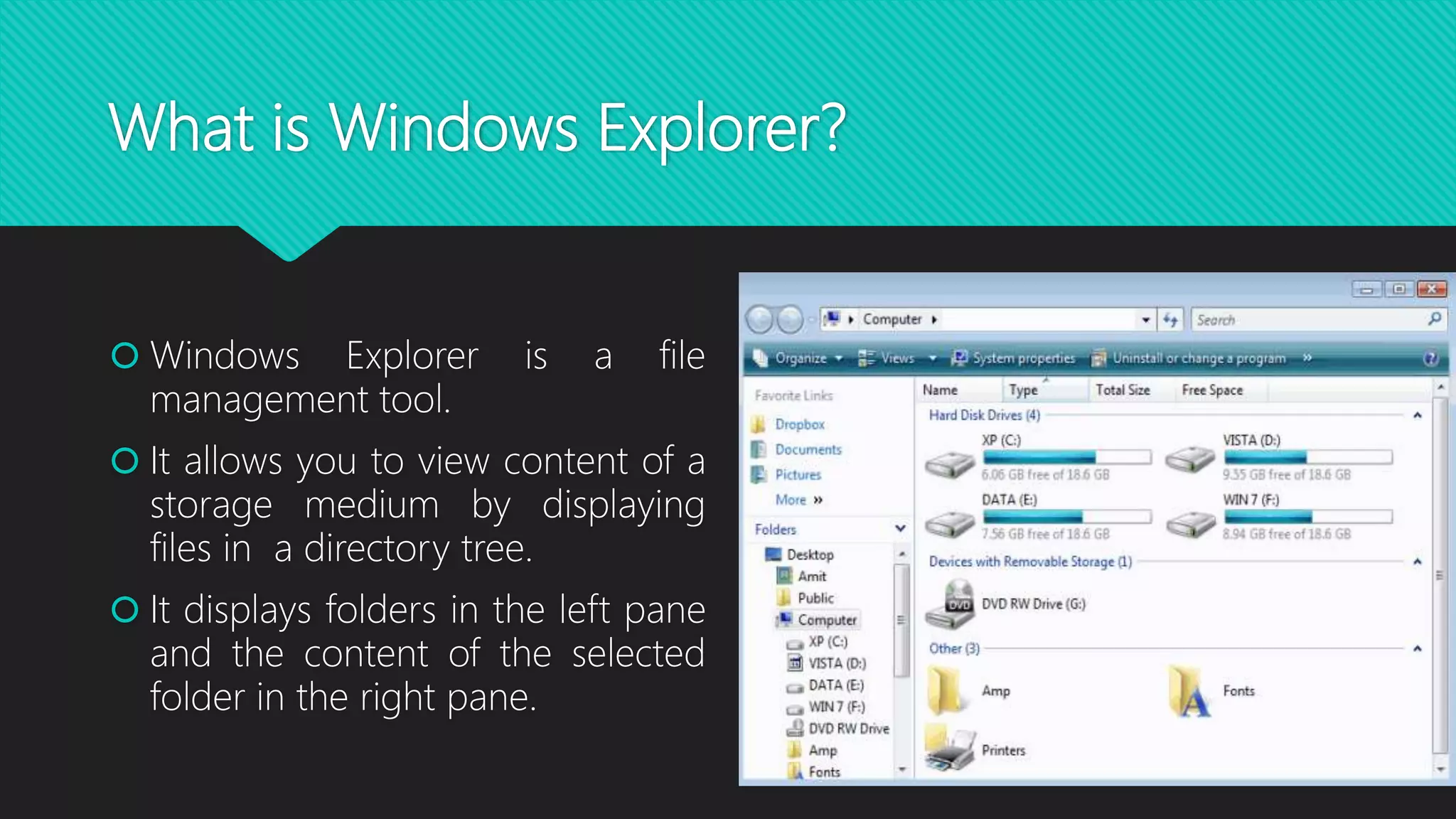 The windows hierarchy | PPTX