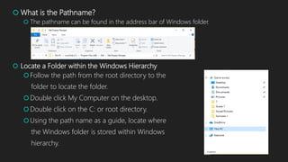 The windows hierarchy | PPTX