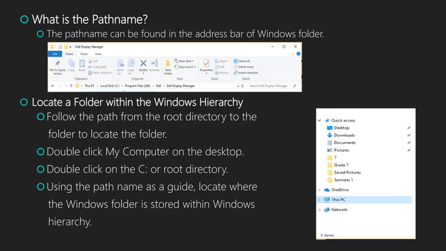 The windows hierarchy | PPTX
