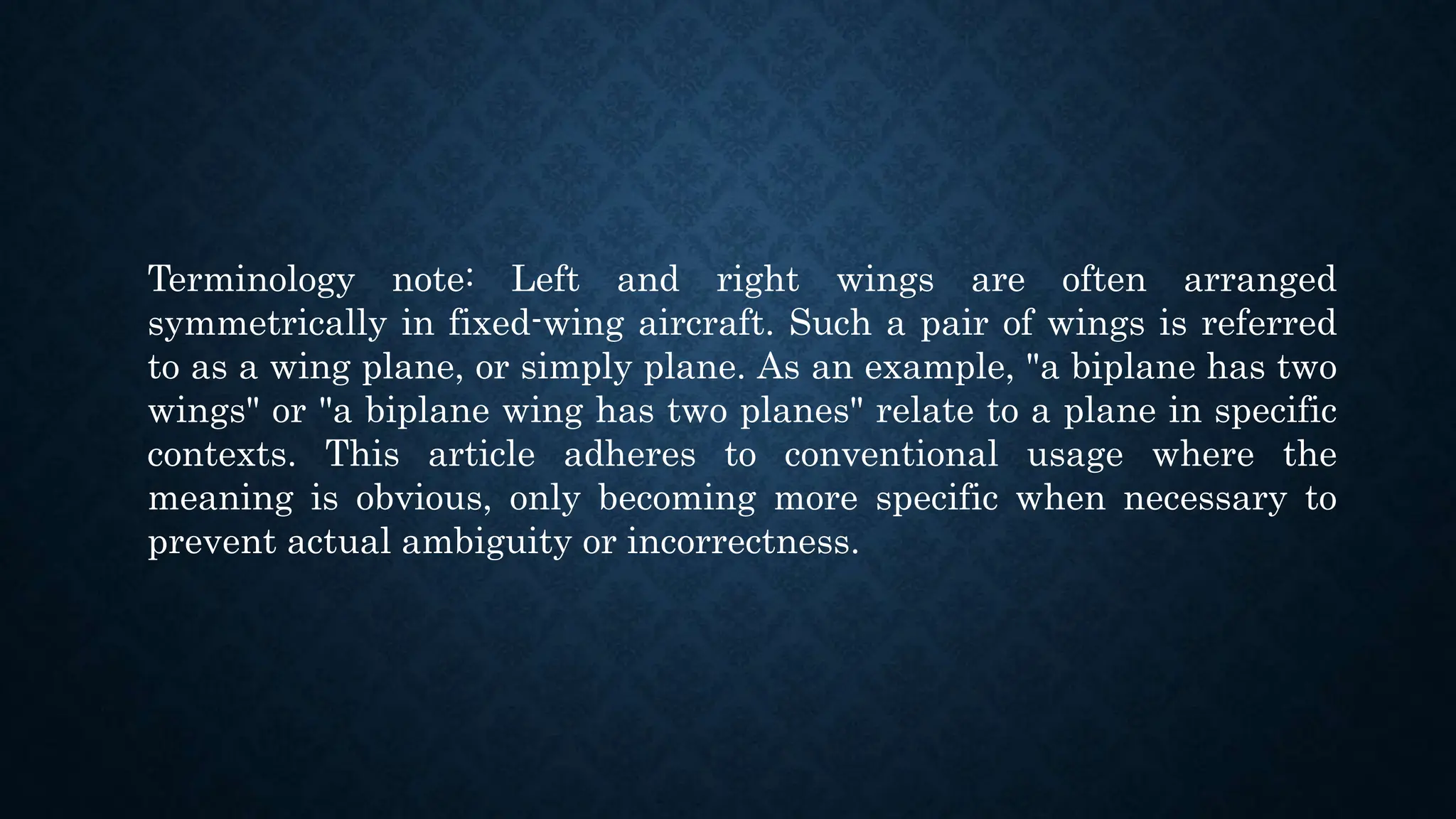 Wing configuration of aircrafts: The Basics | PPTX