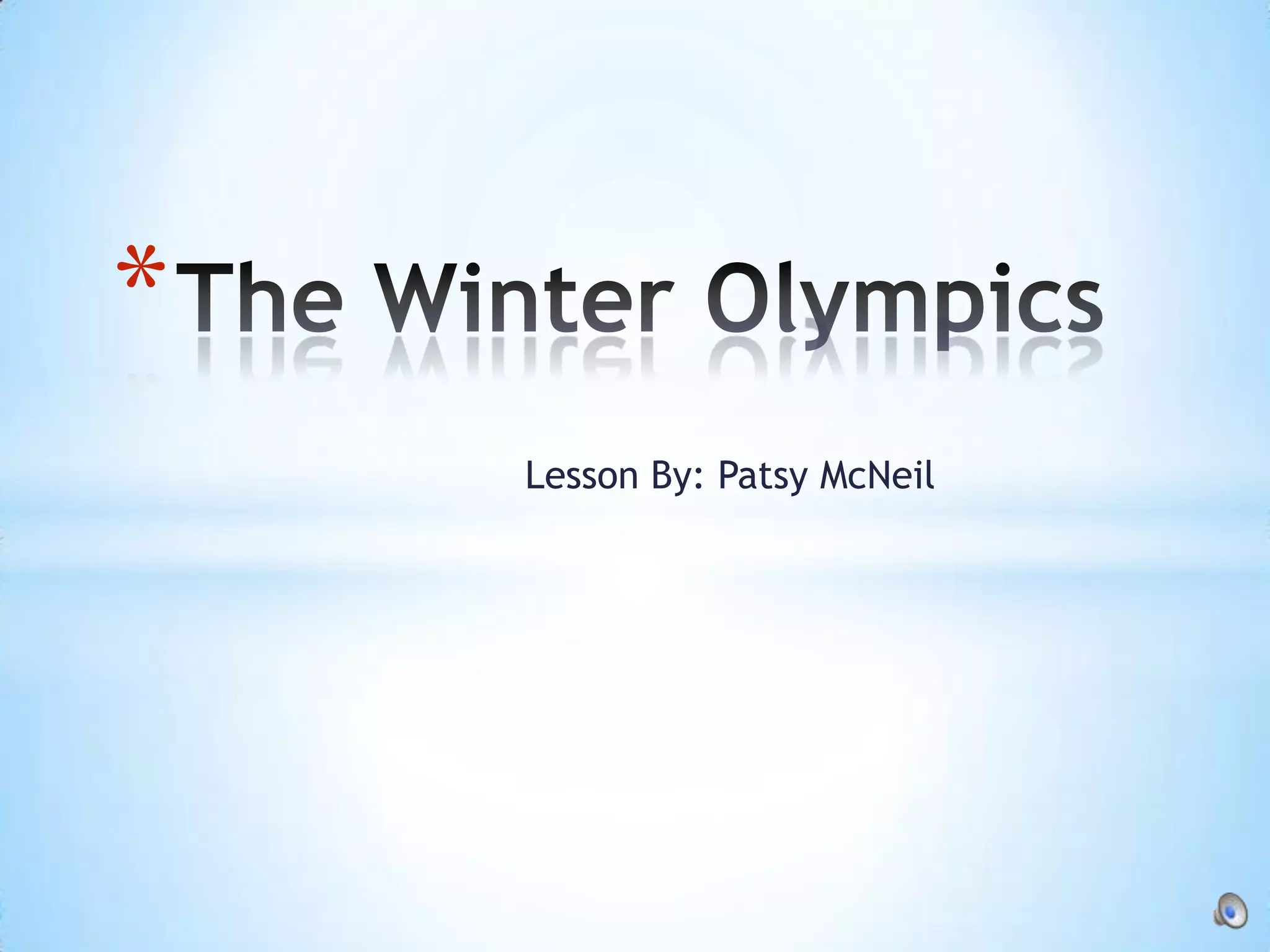 The winter olympics | PPTX