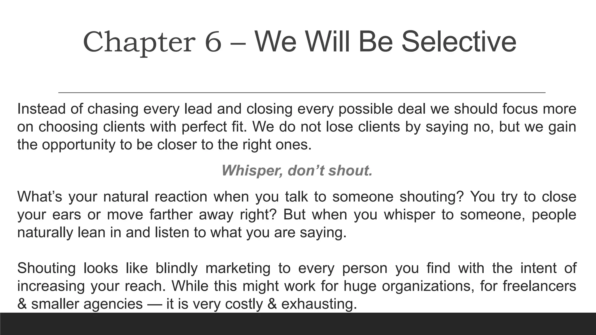 The Win Without Pitching Manifesto_resume.pptx | Sales | Business