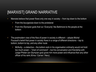 The wire pm revision or marxist grand narrative | PPTX