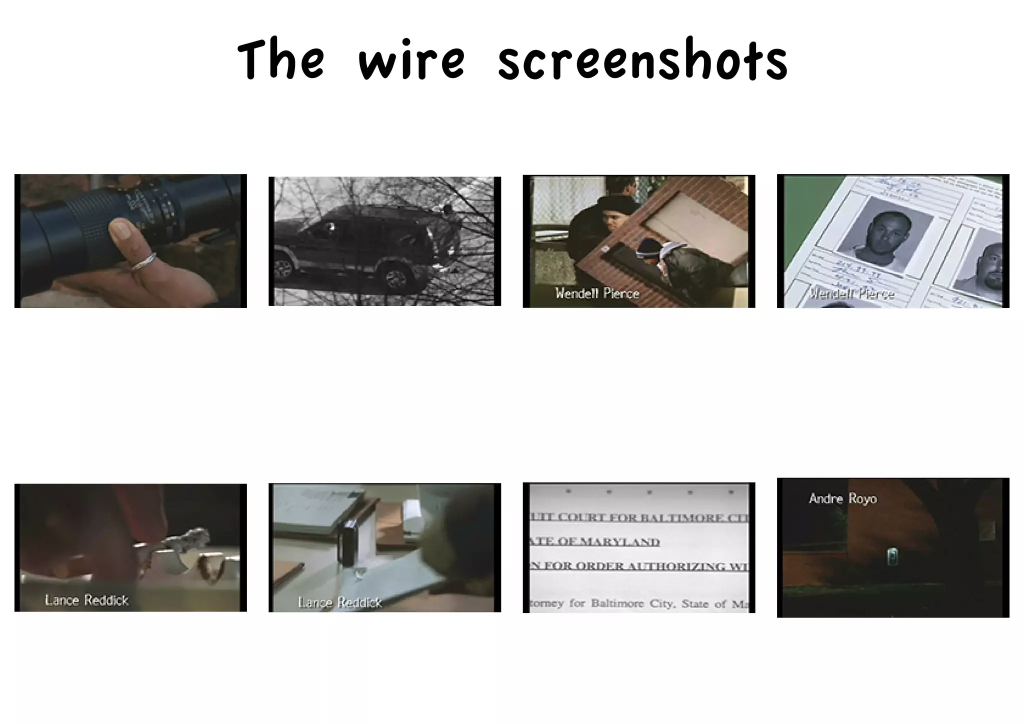 The wire screengrabs | PDF