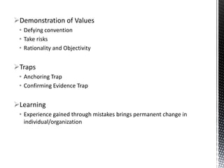 The wisdom of deliberate mistakes | PPT