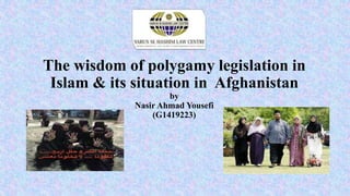 The wisdom of polygamy legislation in Islam & | PPTX