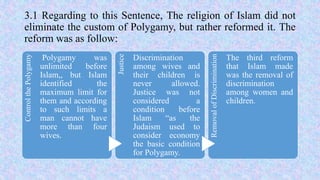 The wisdom of polygamy legislation in Islam & | PPTX