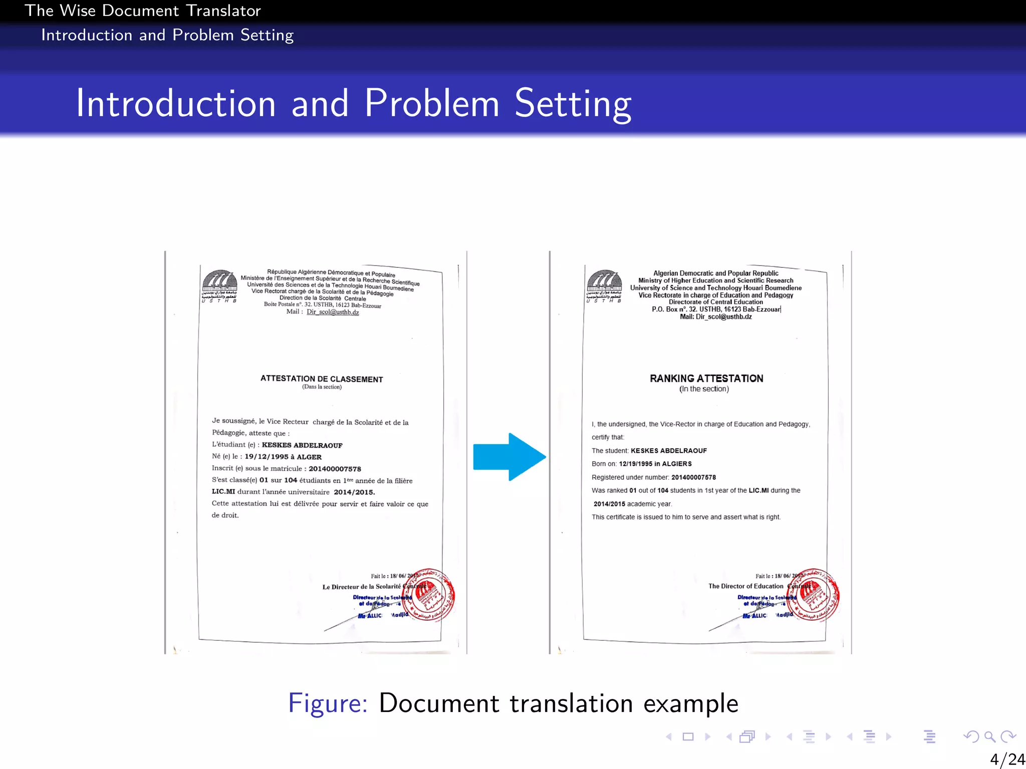The wise doc_trans presentation | PDF
