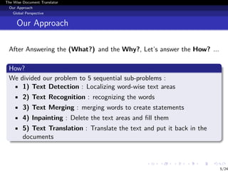 The wise doc_trans presentation | PDF