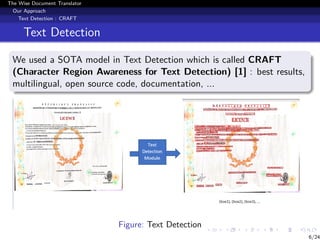 The wise doc_trans presentation | PDF