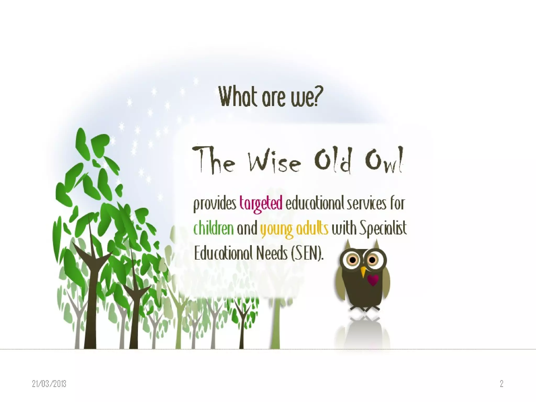 The Wise Old Owl | PPT
