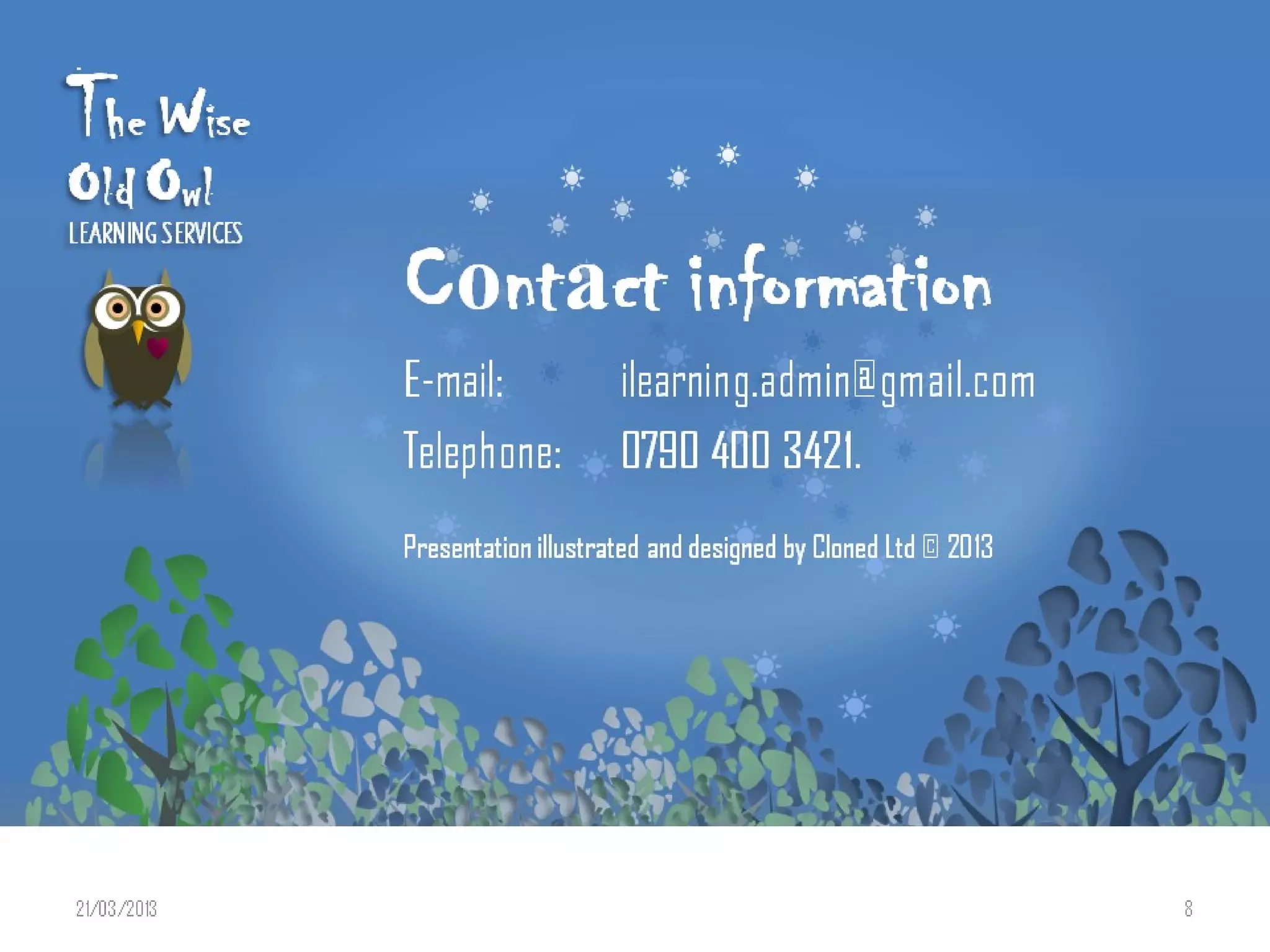 The Wise Old Owl | PPT