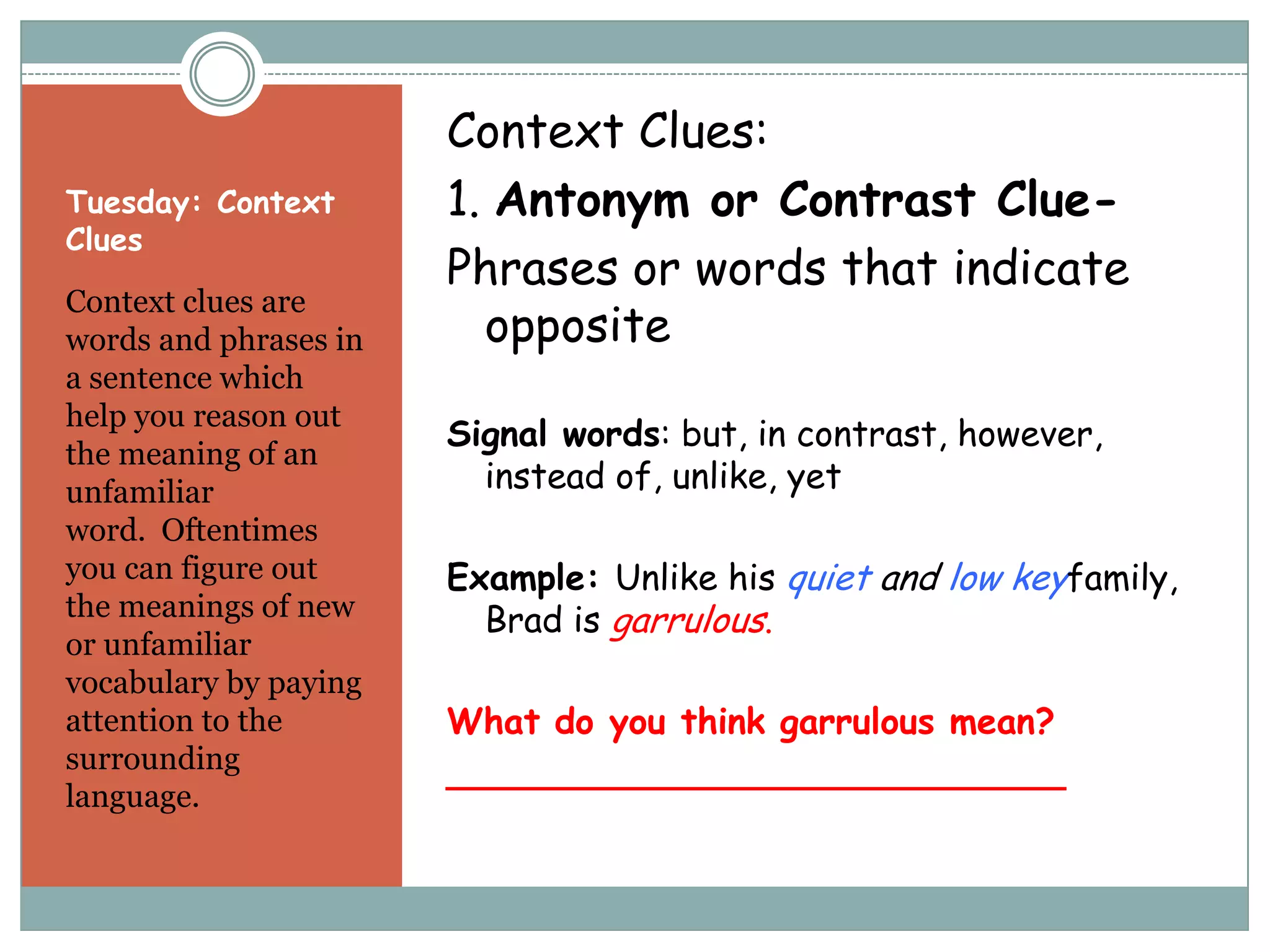 The Wise Old Woman | PPTX