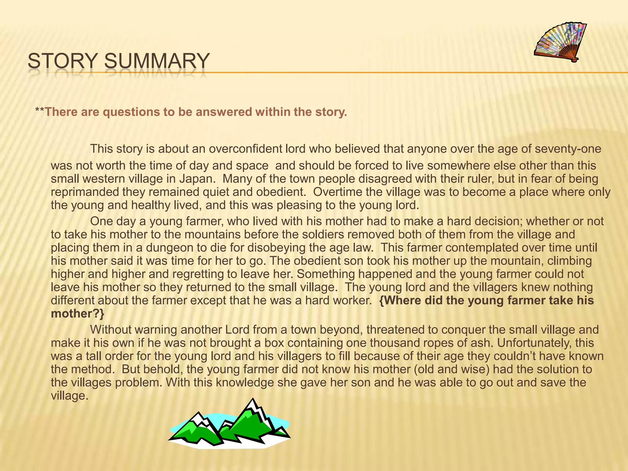 The wise old woman | PPTX