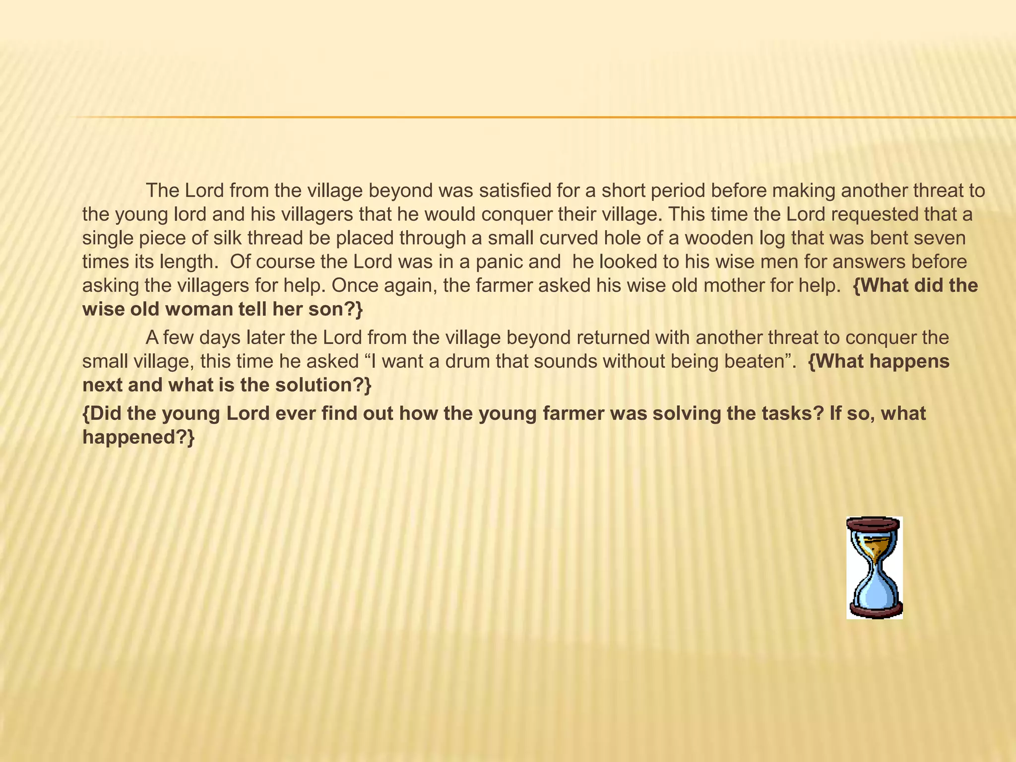 The wise old woman | PPTX