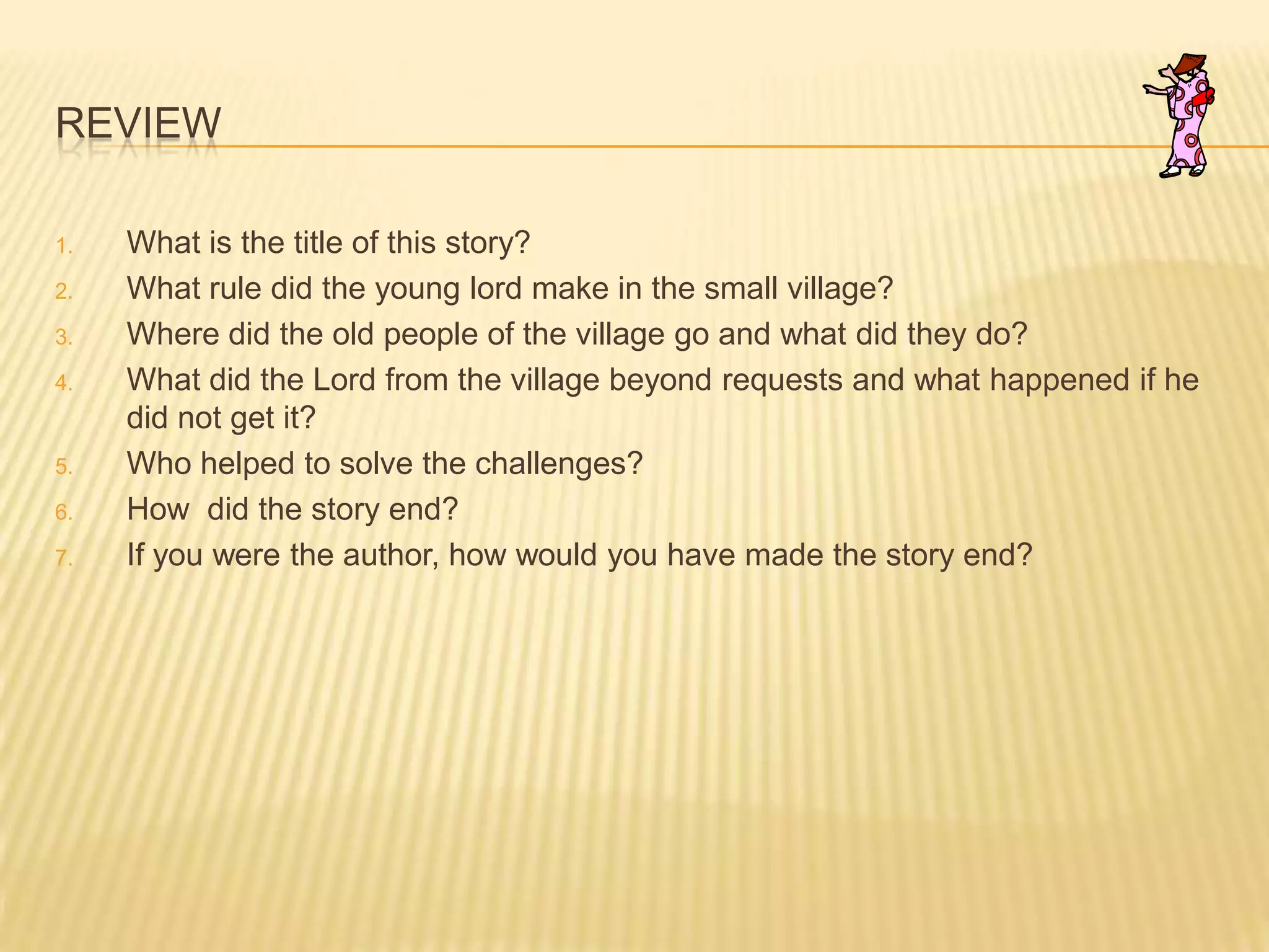 The wise old woman | PPTX