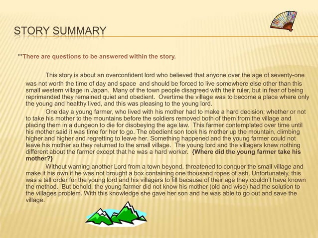 The wise old woman | PPTX