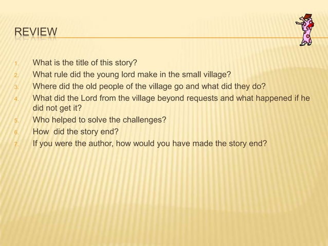 The wise old woman | PPTX