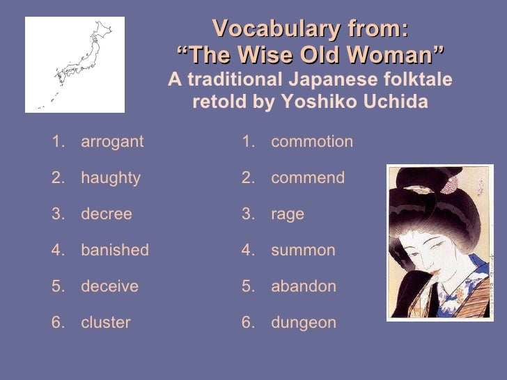 "The Wise Old Woman" Vocabulary