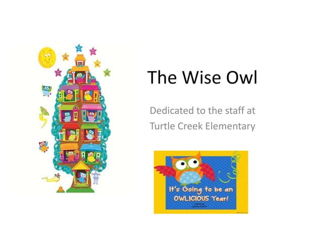 The wise owl | PPT