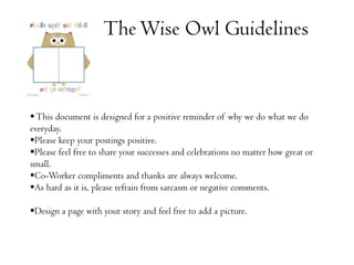 The wise owl | PPTX