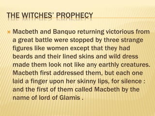 Macbeth Three Witches Prophecies