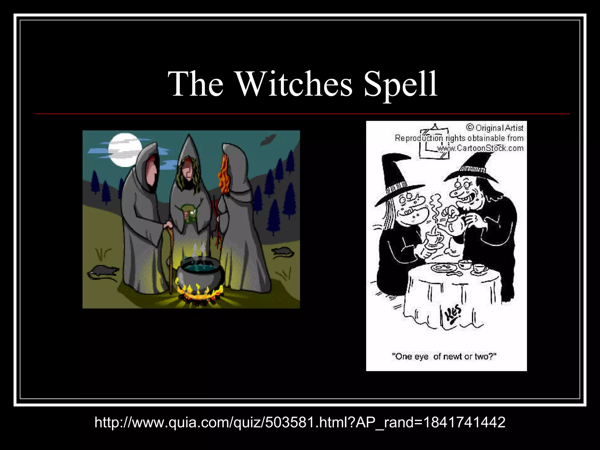 The witches spell[1] | PPT