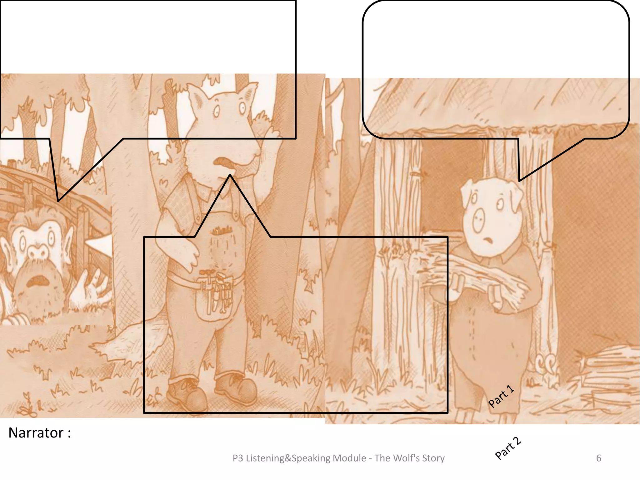 The Wolf's Story - making of a drama | PPTX