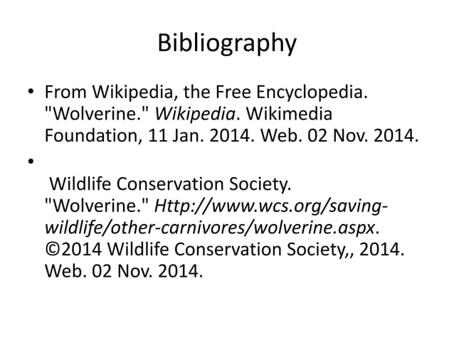 The wolverine | PPTX