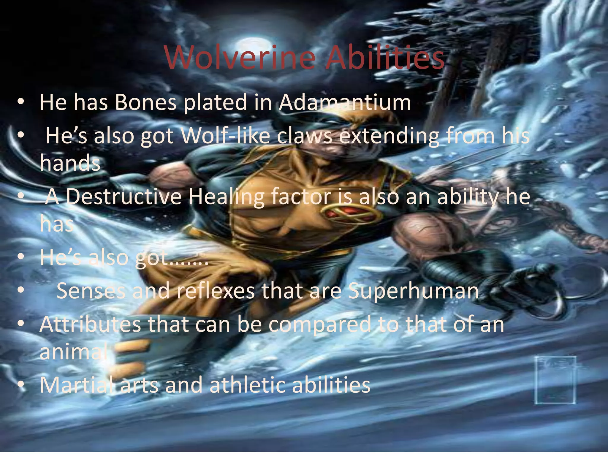 The wolverine | PPTX