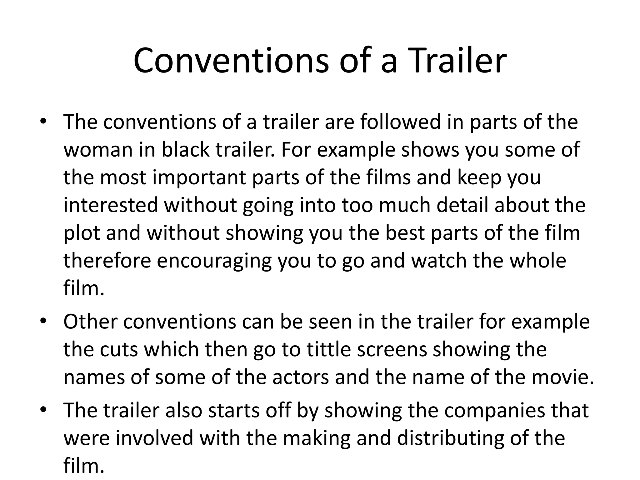 The woman in black - analysis | PPTX